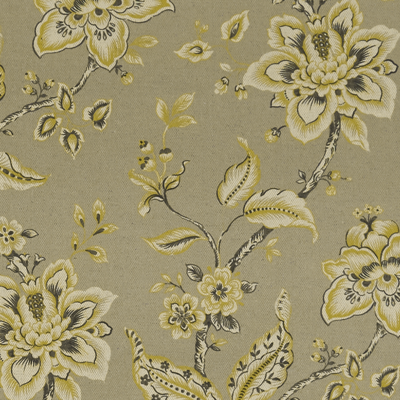 Palampore - Mineral fabric | Eden | Clarke & Clarke