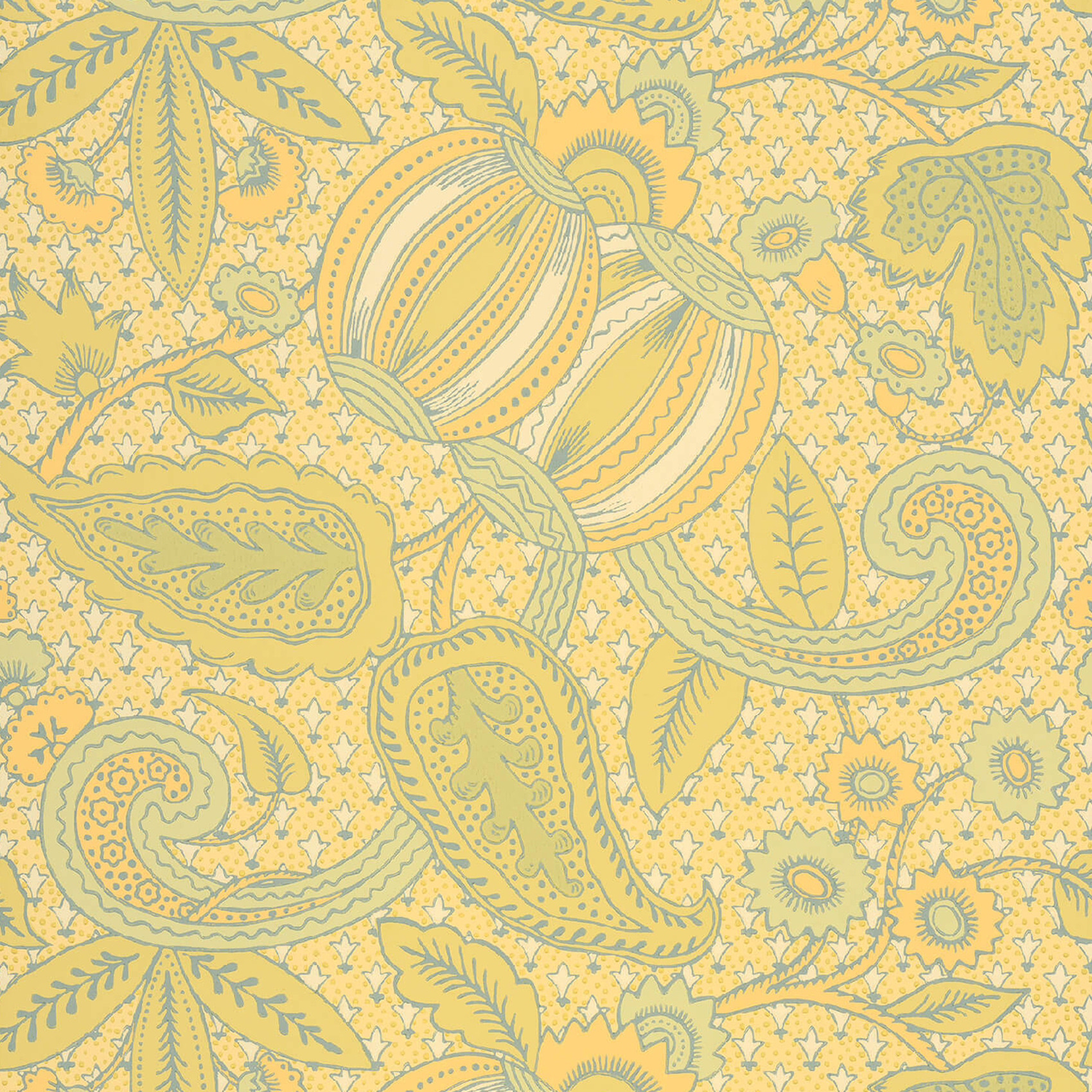 Pomegranate - Blue Scale wallpaper | National Trust Papers | Little ...