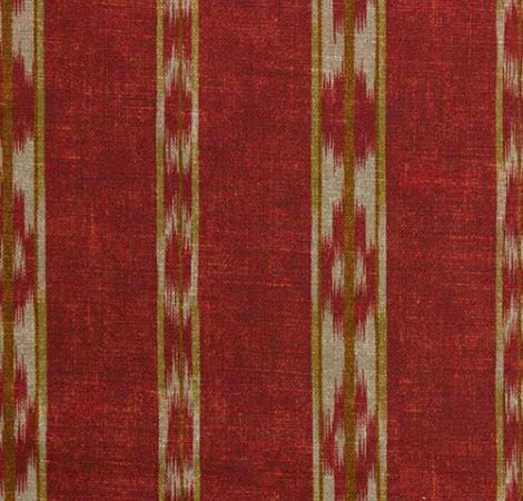 Ikat Stripe - Indigo fabric | Ikat Prints | Titley & Marr