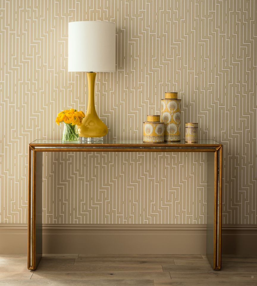 Fretwork - Parchment wallpaper | Signature Wallpapers | GP & J Baker
