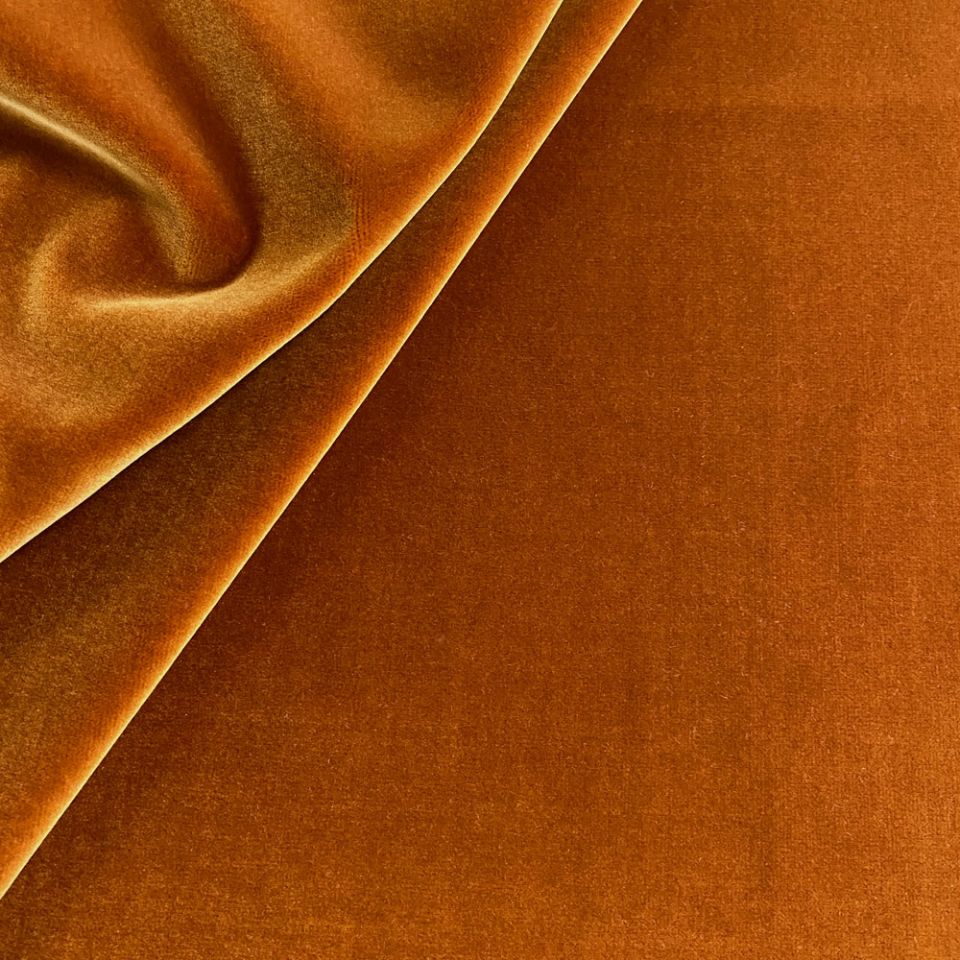 Lord Velvet - Amber fabric | Poppinjay II | Ian Sanderson