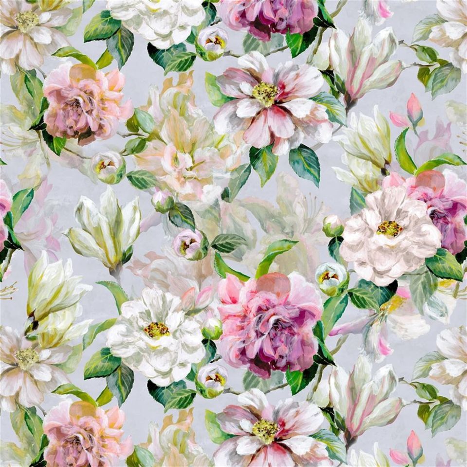 Jardin Botanique Grande - Peony fabric | Porcelaine de Chine ...