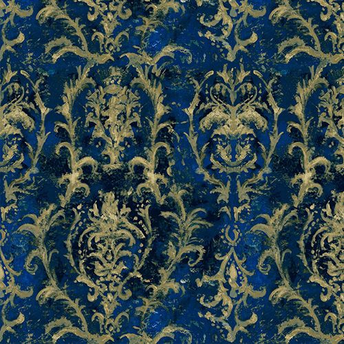 Bergamo - Navy/Gold fabric | Textures | Arley House