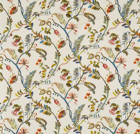 Palmyra - Papaya fabric | South Pacific | Prestigious Textiles