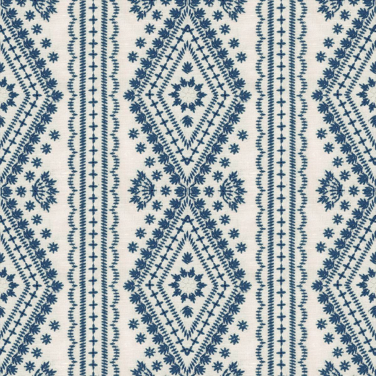 Sameera - Red/Blue fabric | Oscar De La Renta III | Lee Jofa